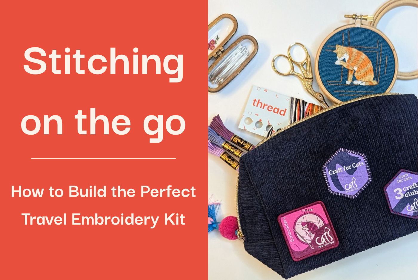 Stitching on the Go: How to Build the Perfect Travel Embroidery Kit ...