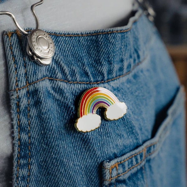 Rainbow Pin Badge