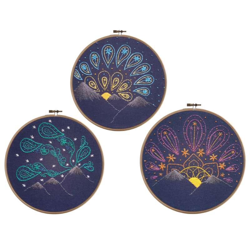Three design combo – Paraffle Embroidery