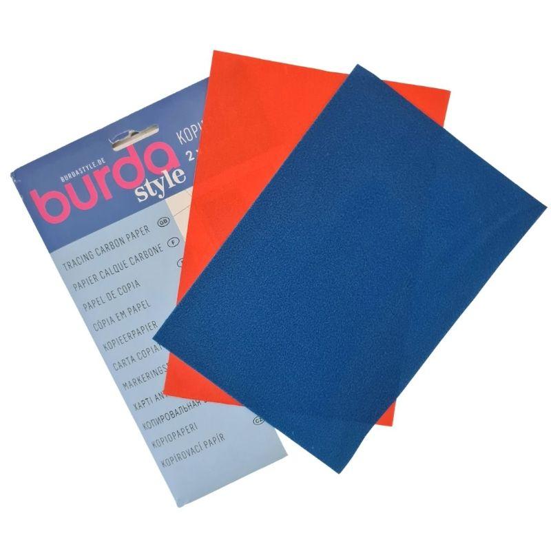 Embroidery Tracing Paper - Blue & Red | Paraffle Embroidery