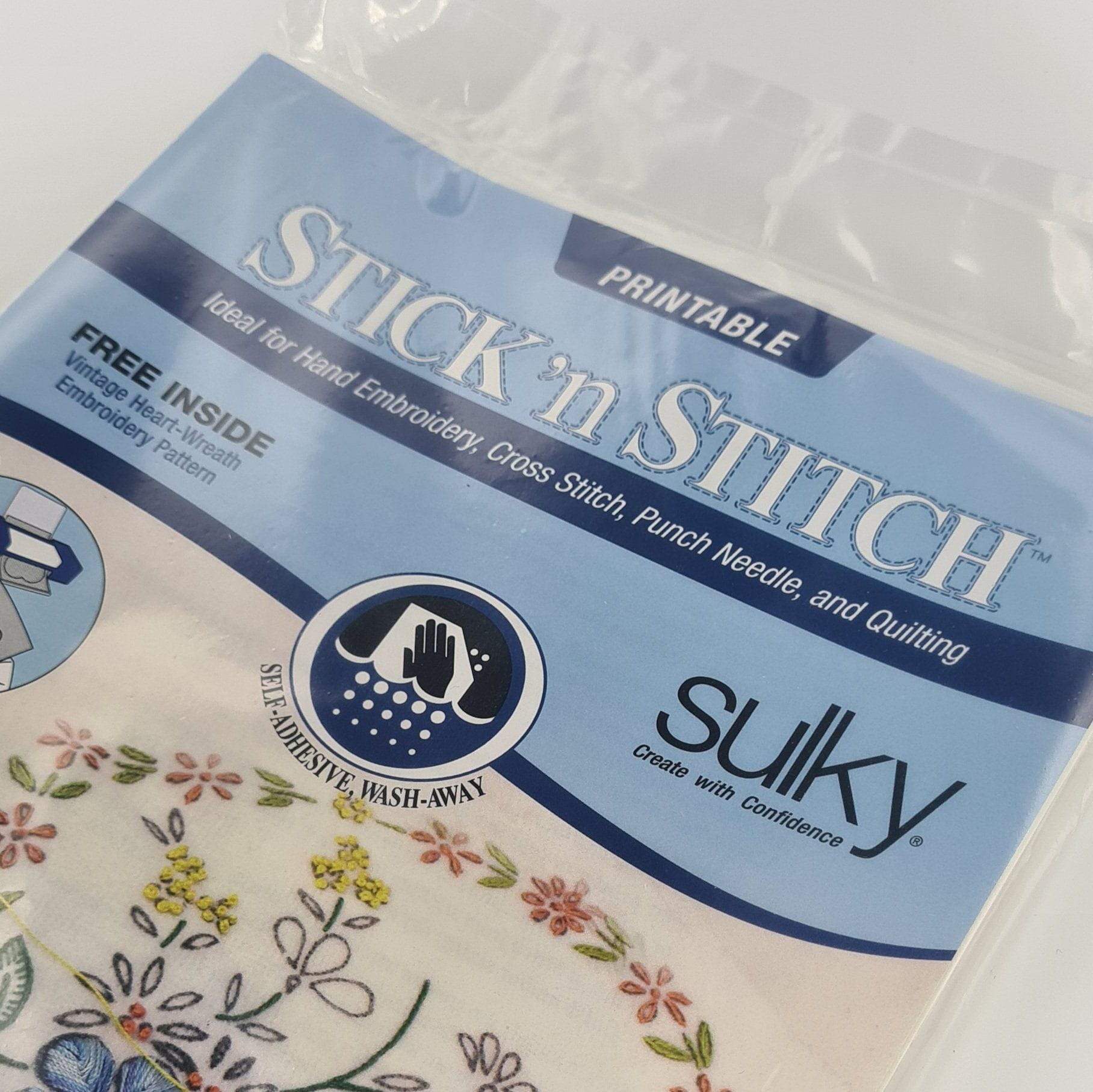 Single Sulky Solvy Sheet | Paraffle Embroidery